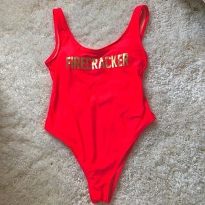 Xhilaration | Swim | Nwot Xhilaration Firecracker One Piece Swimsuit ...